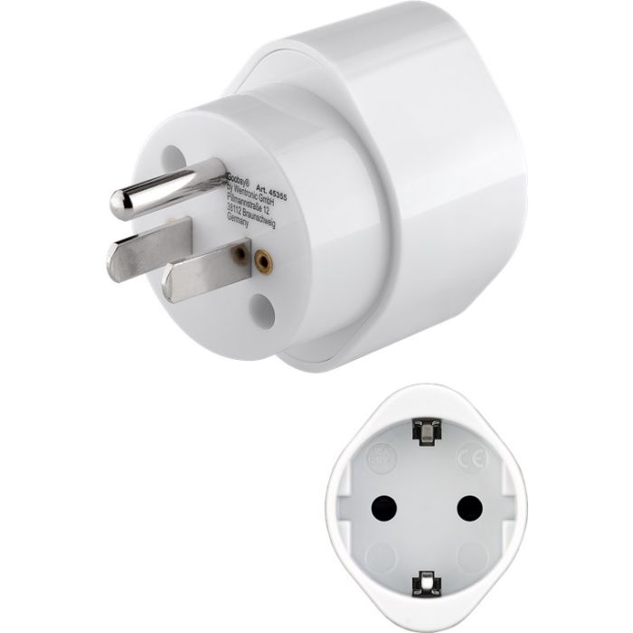 Adapter Schuko - US 3pin utikač 45355