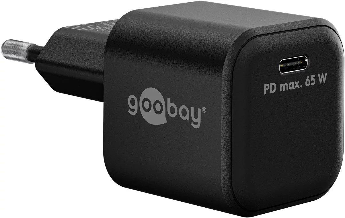 Punjač USB C PD GaN 65W Goobay (crni)