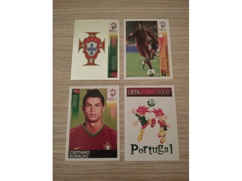Euro 2008 Cristiano Ronaldo + Portugal lot