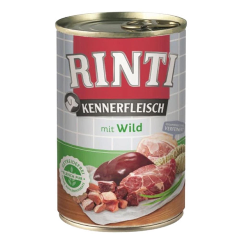 RINTI FI91054 Kennerfleisch Jelen 400 g Vlažna hrana za pse