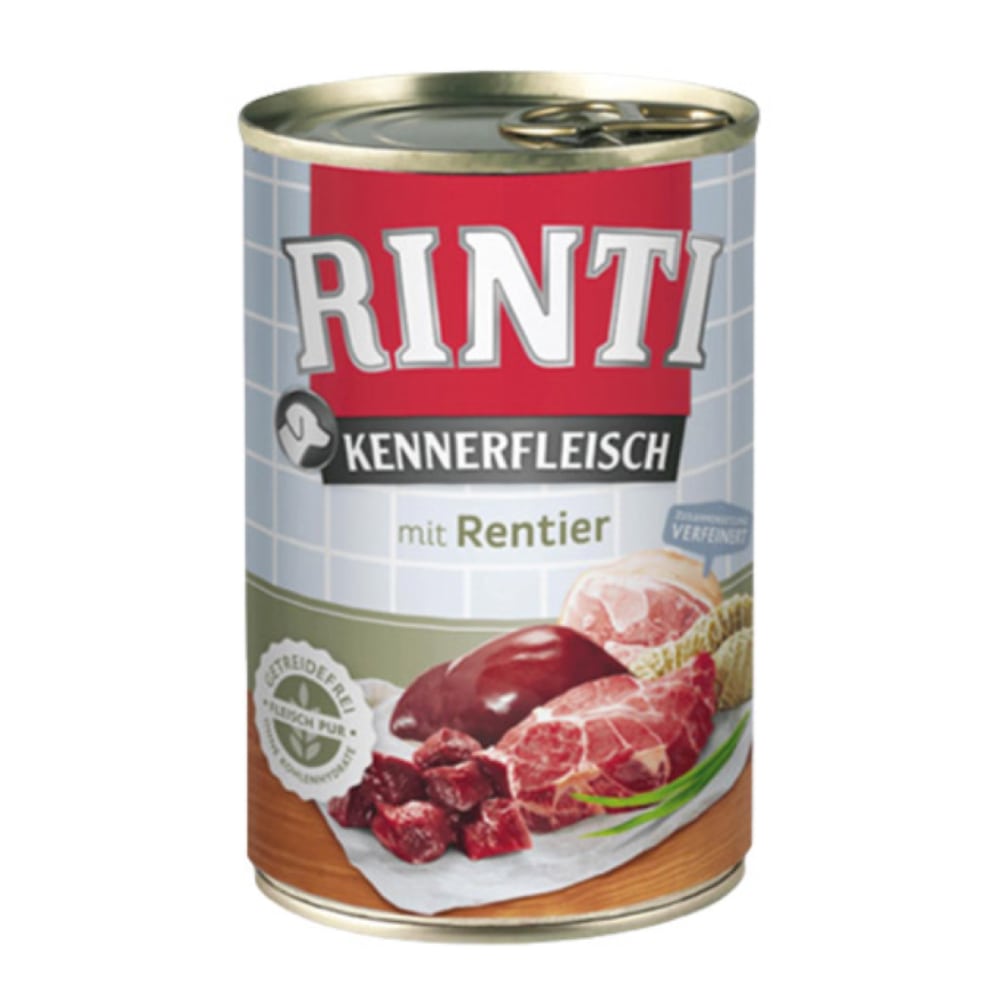 RINTI FI92528 Kinnerfleisch Irvas 400 g Vlažna hrana za pse