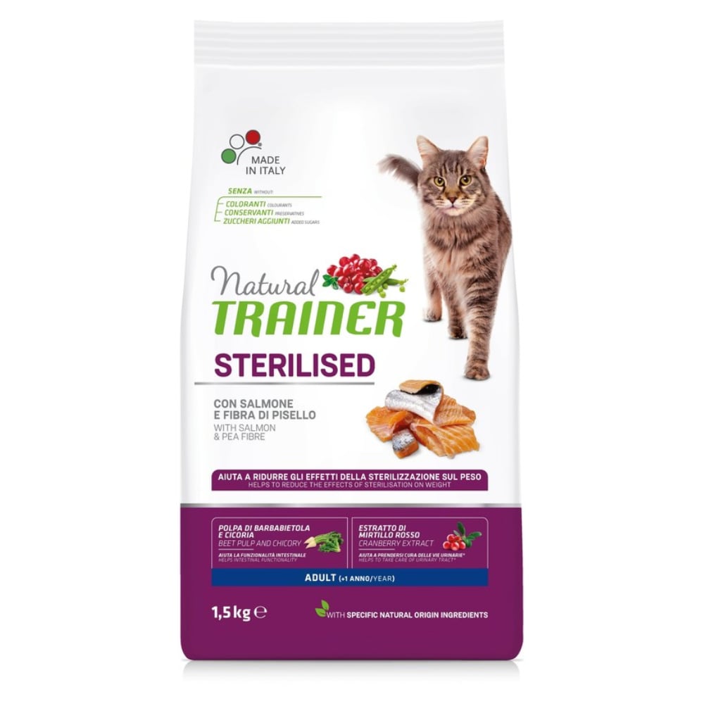 TRAINER NATURAL Sterilised 1.5 kg Hrana za mačke