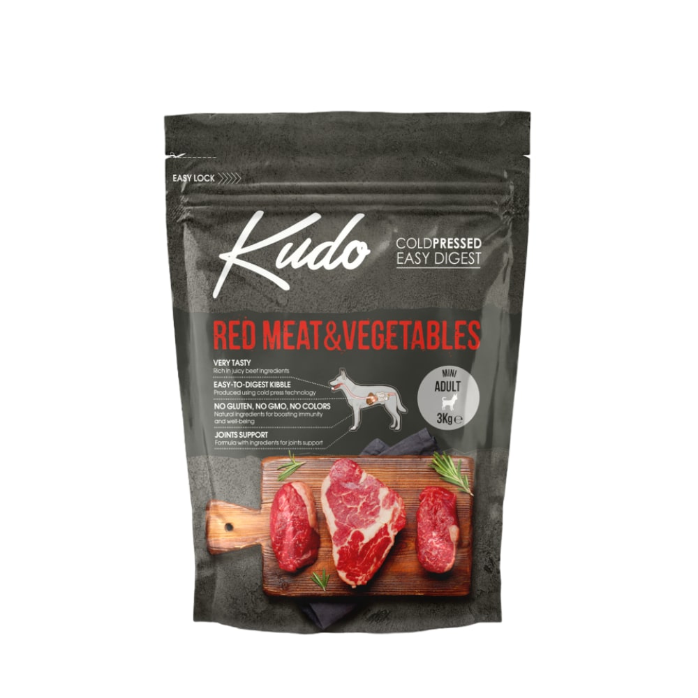 KUDO Meat & Vegetables Mini Adult 3kg Hrana za pse