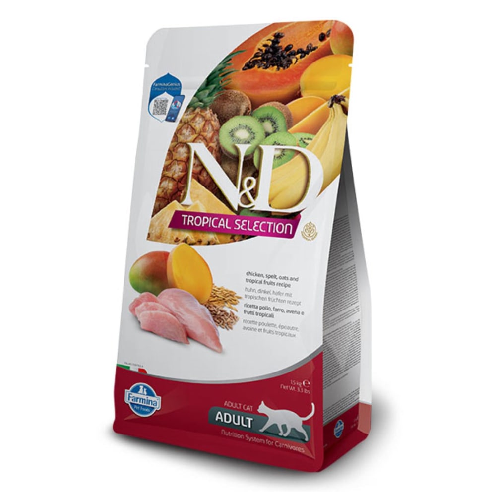 N&D TROPICAL Cat Chicken 1.5 kg Hrana za mačke