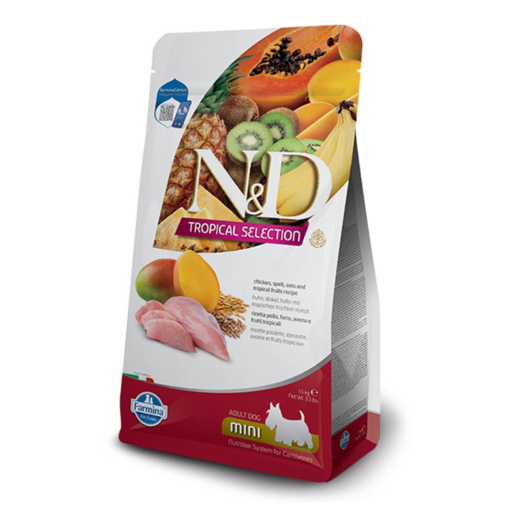 N&D TROPICAL Chicken Mini 1.5 kg Hrana za pse