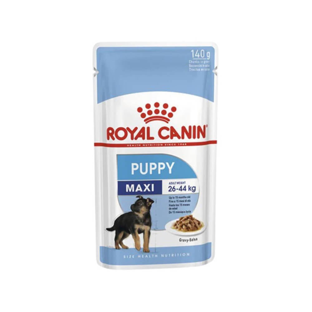 ROYAL CANIN Maxi Puppy 10 x 140 g Hrana za štence velikih rasa