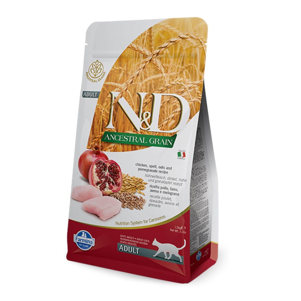 N&D AG Cat Chicken&Pomegranate 5 kg Suva hrana za mačke