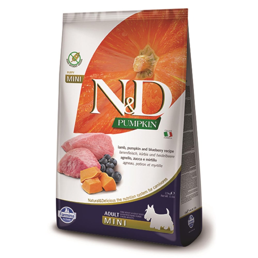 N&D PUMPKIN Lamb Blueberry Mini 7 kg Hrana za pse