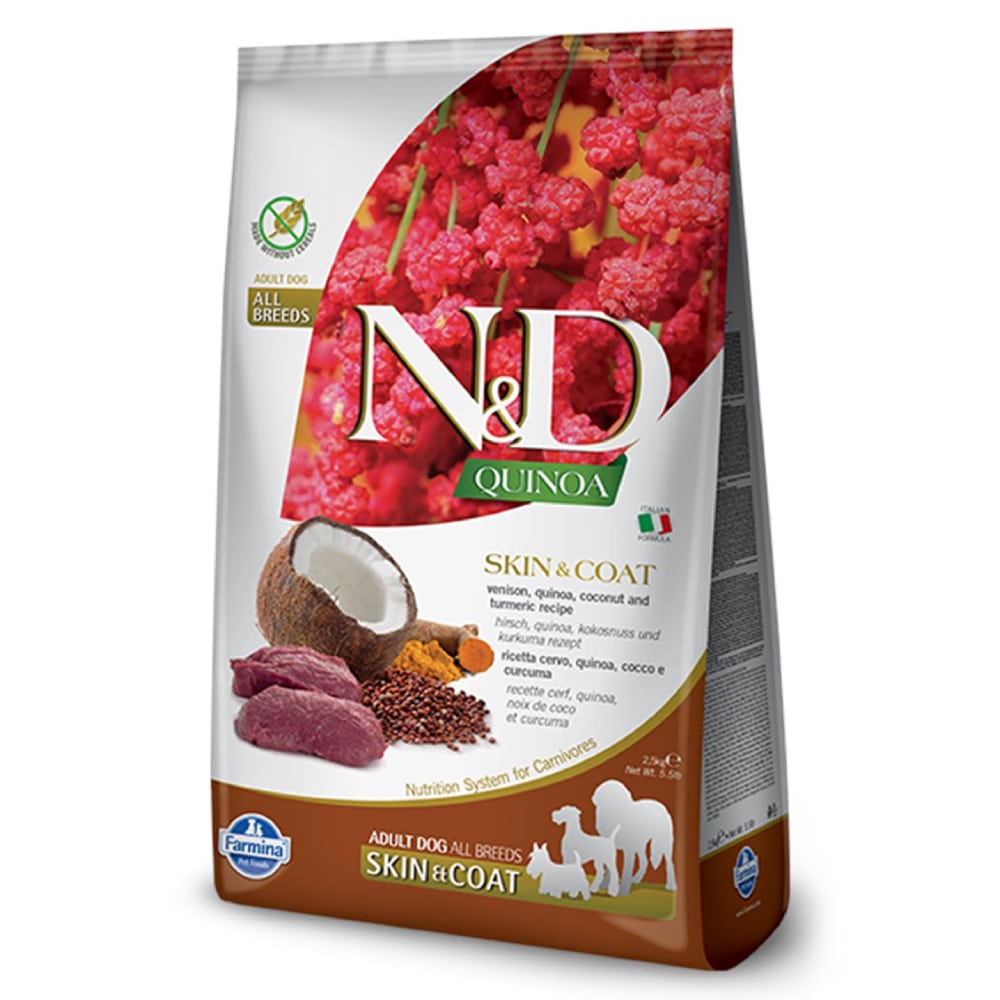 N&D QUINOA Skin and Coat Venison Coconut 2.5 kg Hrana za pse