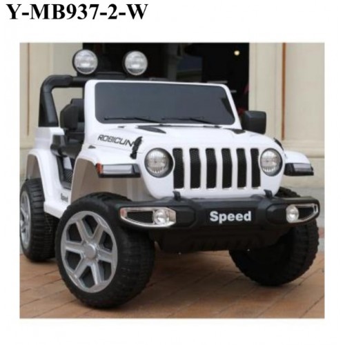 Džip na akumulator wrangler MB937 Beli 023306b