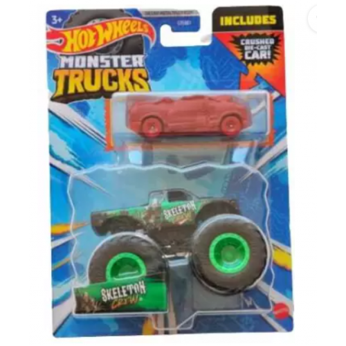 HotWheels Die Cast Monster Trucks 1:64 zeleni