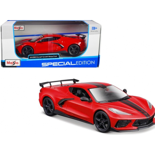 Chevrolet Corvette Stingray Coupe crveni 1:24