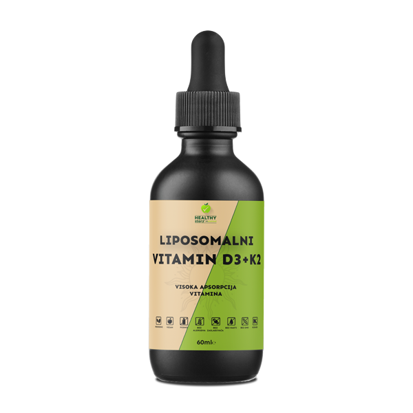 Vitamin D3+K2 liposomalni ulje – Veganski dodatak ishrani
