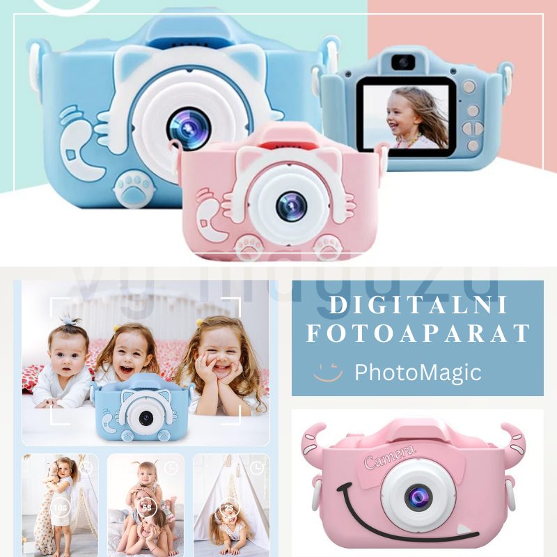 Fotoaparat Za Decu Sa Zaštitnom Maskom – PhotoMagic