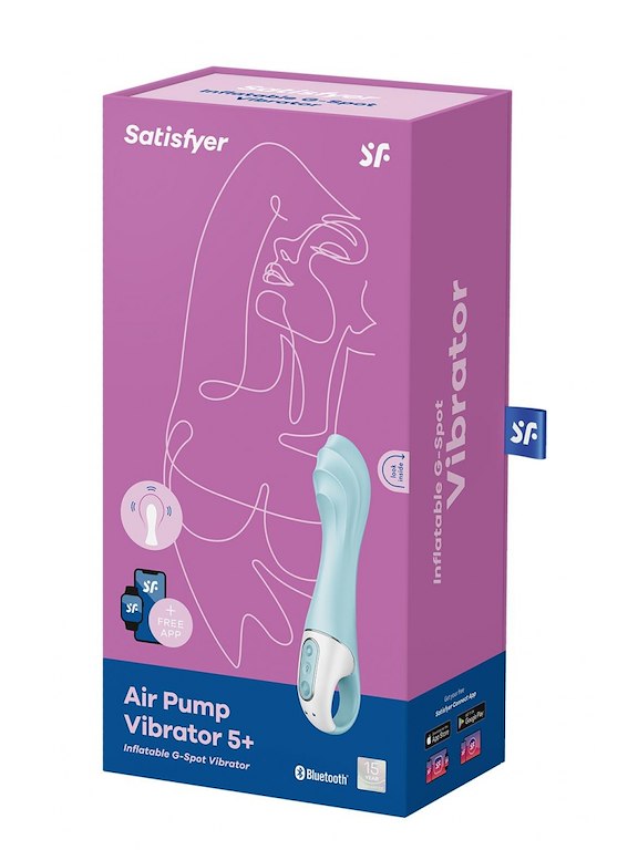 Satisfyer Air Pump Vibrator plavi 4038544