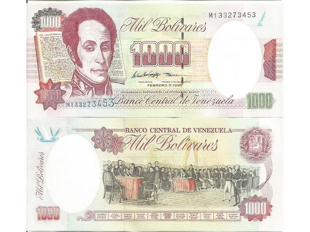 Venezuela 1000 bolivares 1998. UNC