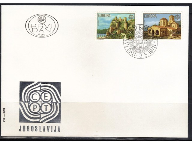 Europa CEPT 1978.,FDC