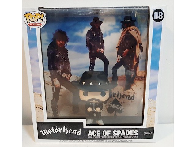 Lemmy Kilmister 9 cm Motorhead Ace of Spades POP! Album