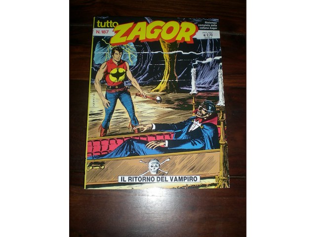 ZAGOR TUTTO 187 IL  RITORNO  DEL  VAMPIRO*