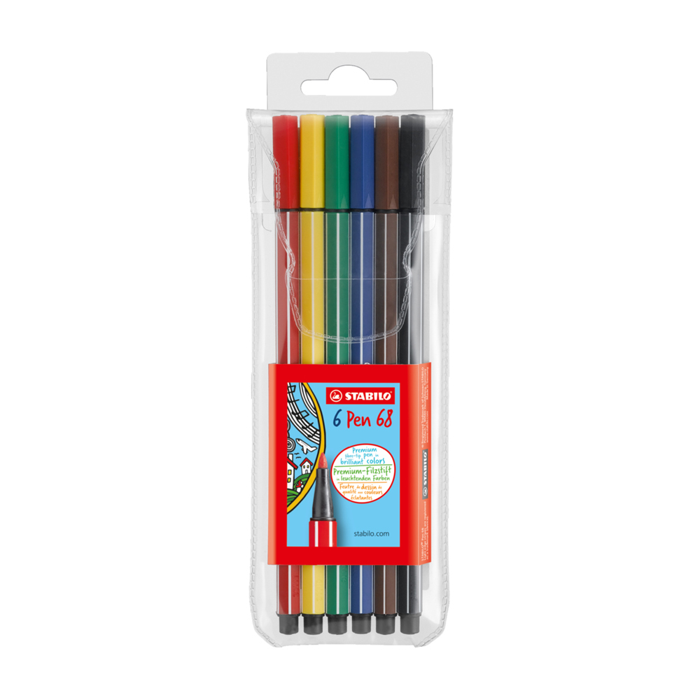 Flomaster STABILO Pen 68 set 1/6