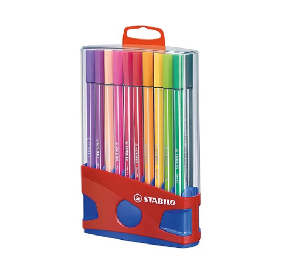 Flomaster STABILO Pen 68 ColorParade stoni set 1/20