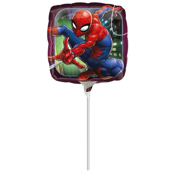 Folija balon na štapiću 23 cm Spiderman