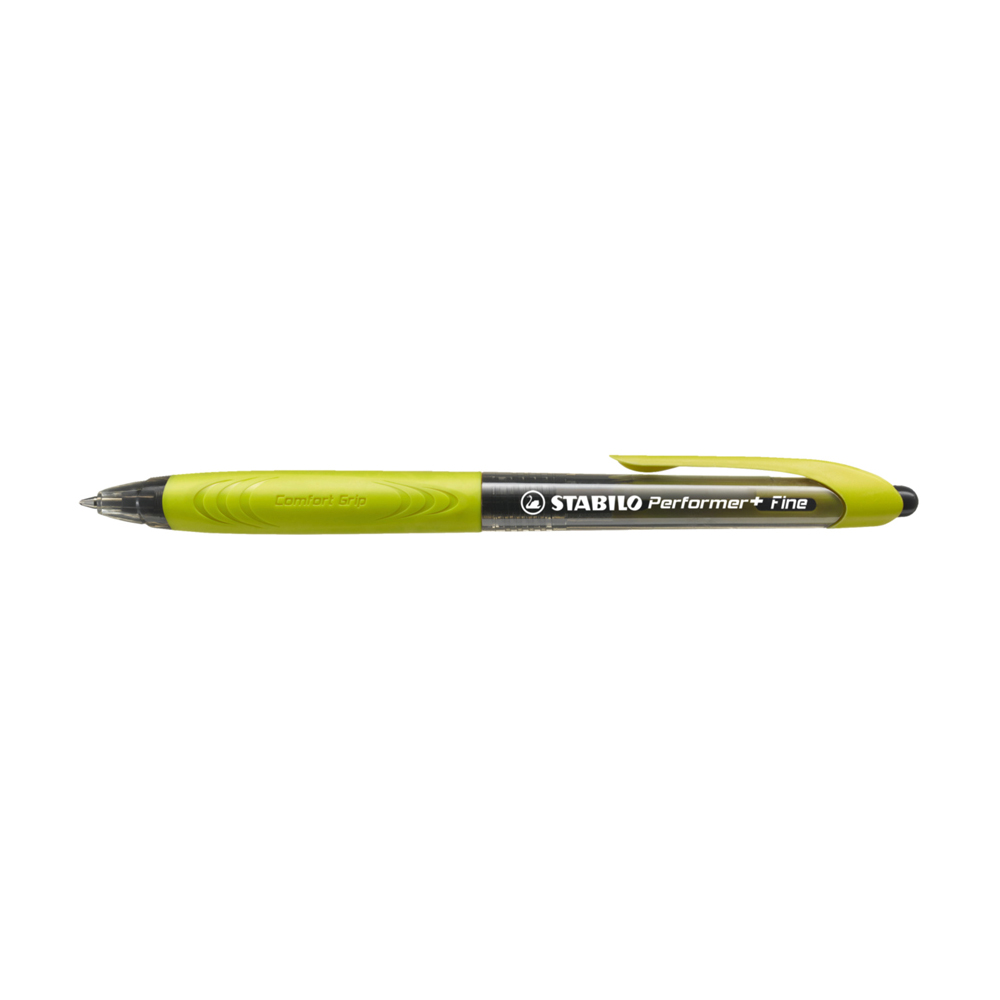 Hemijska olovka STABILO Performer+ crna/zelena