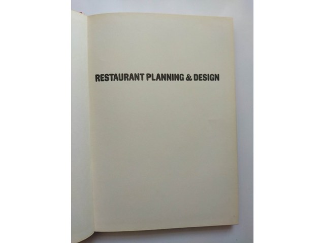 Restaurant Planning&;Design, Fred Lawson