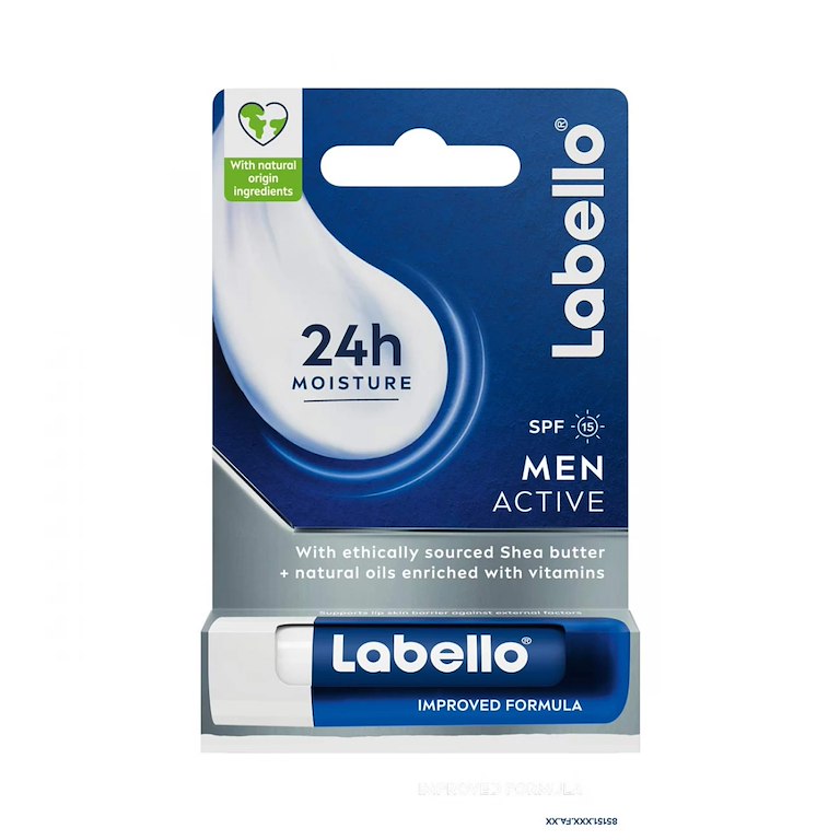 LABELLO BALZAM ZA USNE 4,8G MEN ACTIVE 85151/60012450