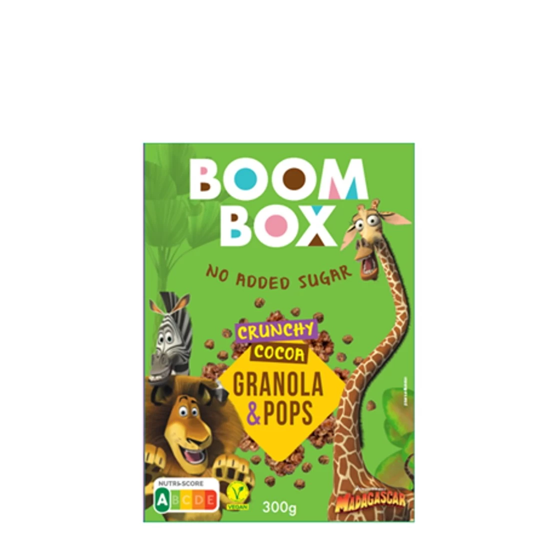 BOOM BOX OVSENA GRANOLA POPS 300G KAKAO