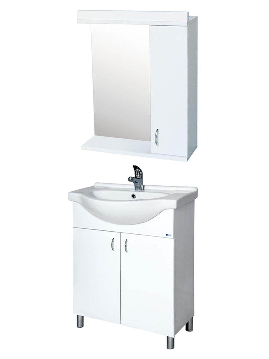 KOMPLET – Lavabo sa ormarićem 57cm Specijal + Ormarić sa ogledalom 55cm Specijal Ket