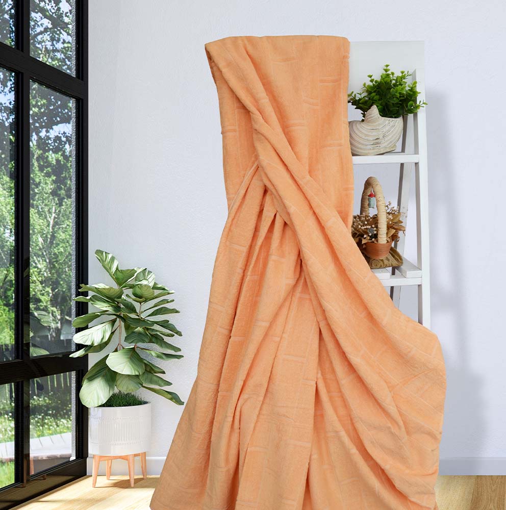 Frotirski pokrivač i prekrivač Harmony Narandžasti
