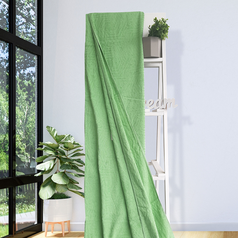 Frotirski pokrivač i prekrivač zeleni