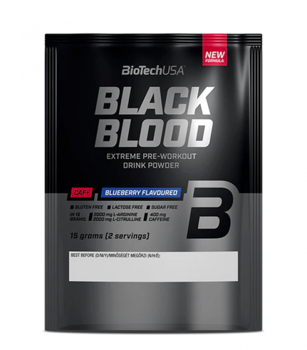 BIOTECH USA BLACK BLOOD + CAFFEINE 15G BOROVNICA