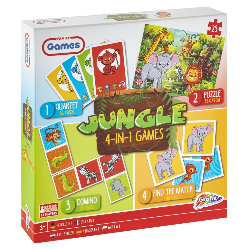 4 u 1 Društvene igre – Džungla