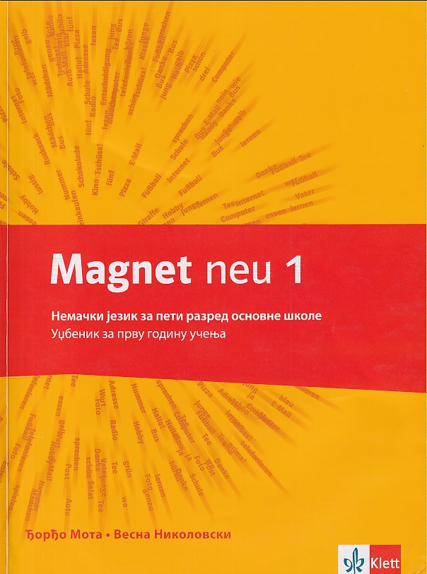MAGNET NEU 1 – UDŽBENIK iz nemačkog jezika za 5. razred osnovne škole (Klett)