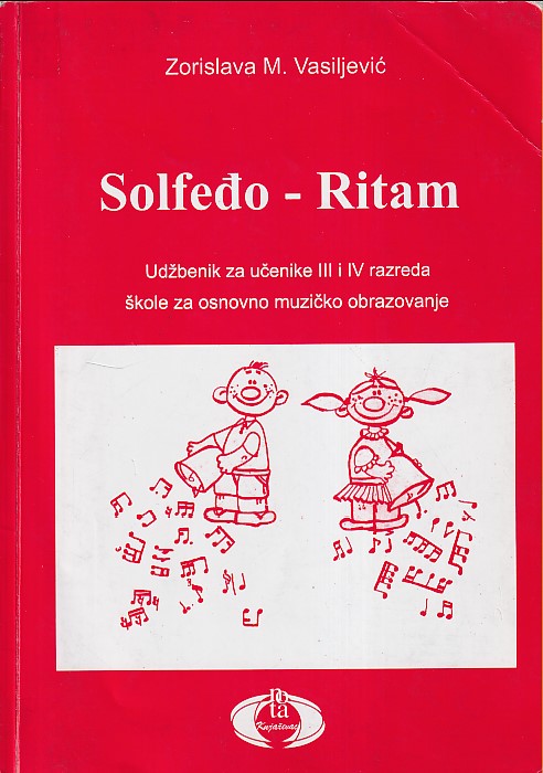 SOLFEĐO – RITAM za 3. i 4. razred osnovne muzičke škole