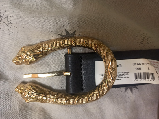 Crno-zlatni kais sa zmijama SADA 1300