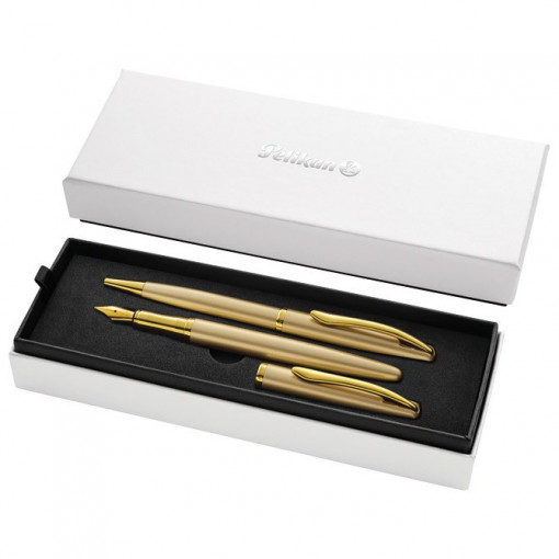 Set nalivpero+olovka hemijska Jazz Noble EleganceK/P36+poklon kutija G25 Pelikan Zlatna