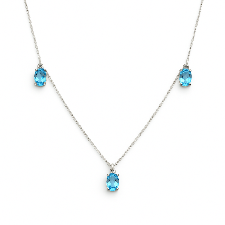 NECKLACE BLUE CANDY