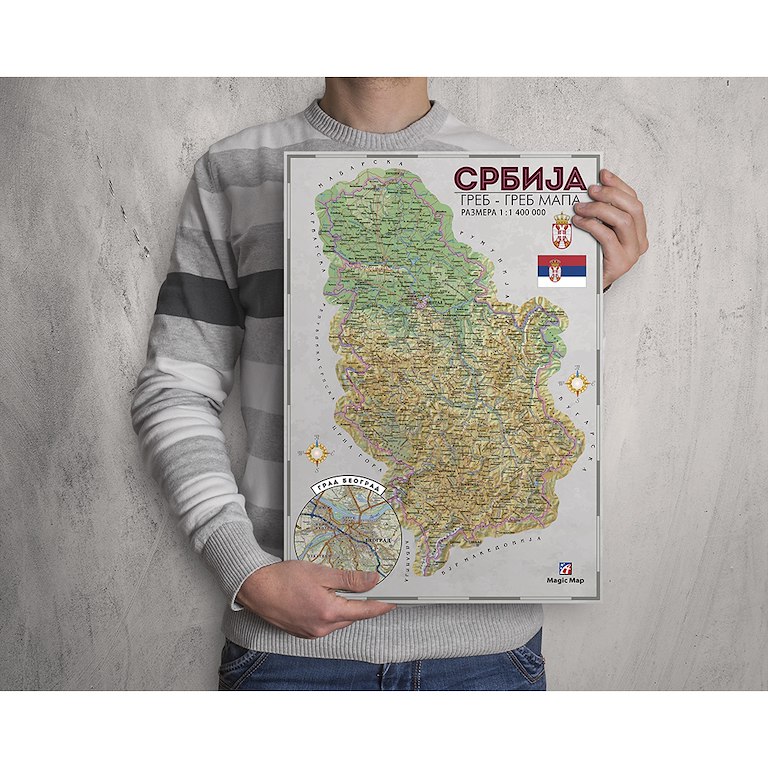 MAPA GREB-GREB SRBIJA