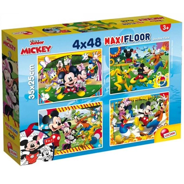 SLAGALICA 4X48PCS SUPER MAXI MICKEY2U1