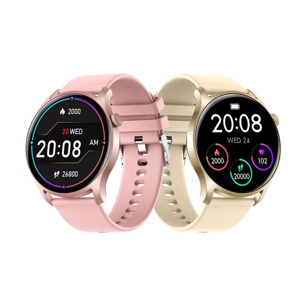 K8 Ženski Bluetooth Smart Fitnes Watch Boja sata: Gold i Pink