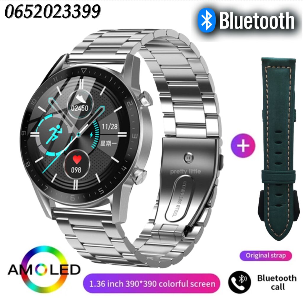 DT95 - Bluetooth Smart Watch - Metalna narukvica Narukvica: Metalna