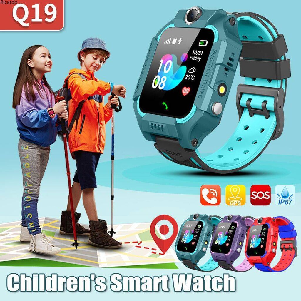 Vodootporni Q19 Deciji Smart Watch LBS Location Sim Kartica Kamera