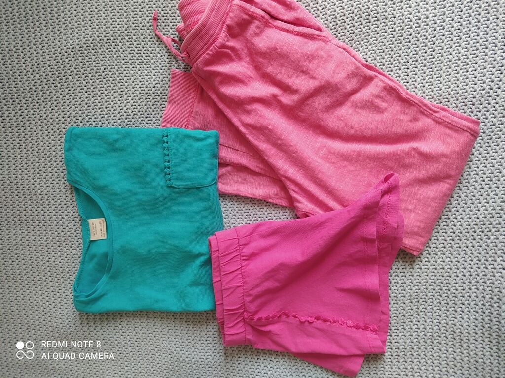 H&M, Komplet: Majica, Pantalone, 140-146