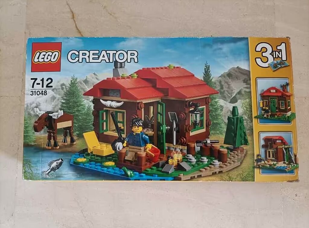 Lego kreator 31048 kuća na jezeru, sve u detaljima i figuri. samo