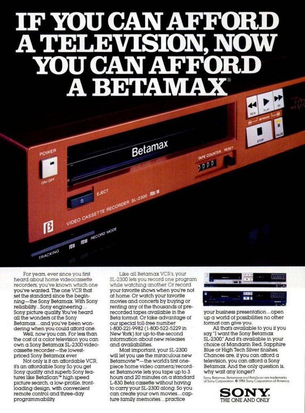 Kupujem Betamax i Betacam SP rekorder, nebitan model i marka