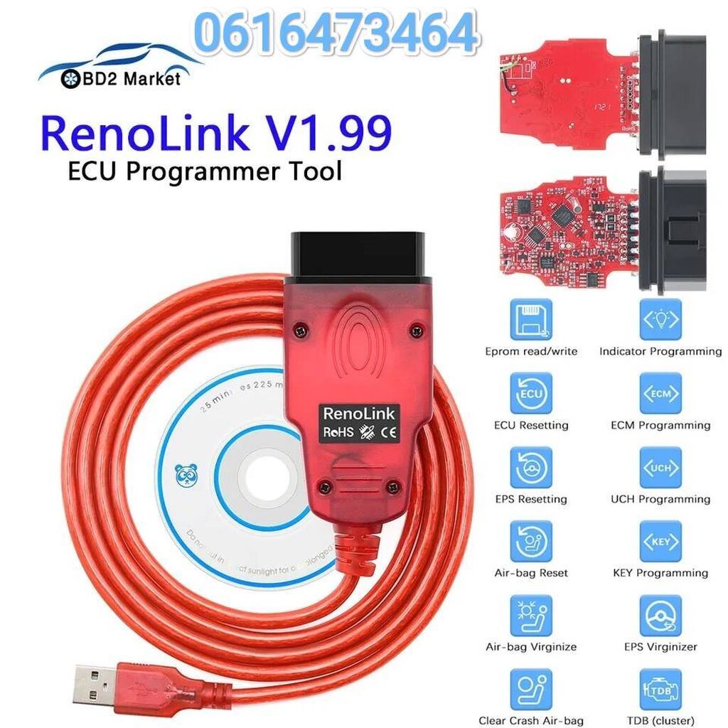 RenoLink 1.99 Renault i Dacia Auto Dijagnostika Renolink je