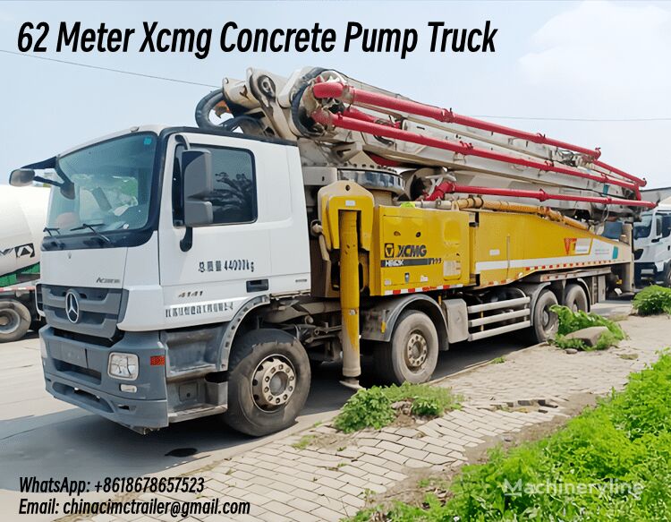 62 Meter Xcmg Concrete Pump Truck Price in Jamaica pumpa za beton
